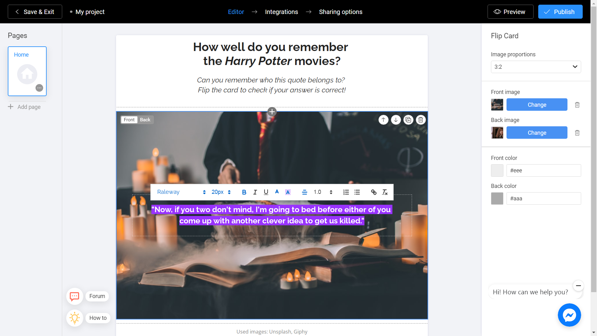 How to Create a Flip Card Game on Interacty - Interacty Help Center